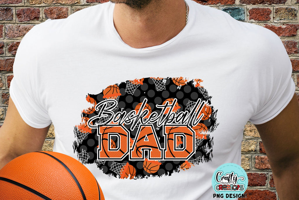 Basketball Dad PNG Design, Basketball Sports Print PNG - So Fontsy