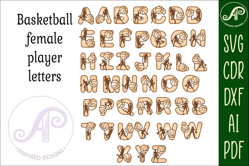 Basketball letters alphabet set. 112 layered letters. - So Fontsy
