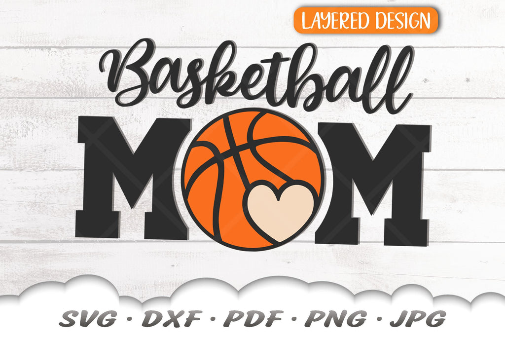 Basketball Mom SVG | Basketball SVG | Basketball Shirt - So Fontsy