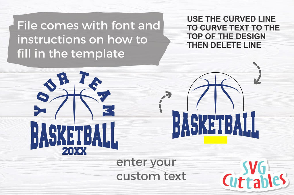 Basketball SVG - Basketball Cut File - Template 0064 - svg - eps - dxf ...