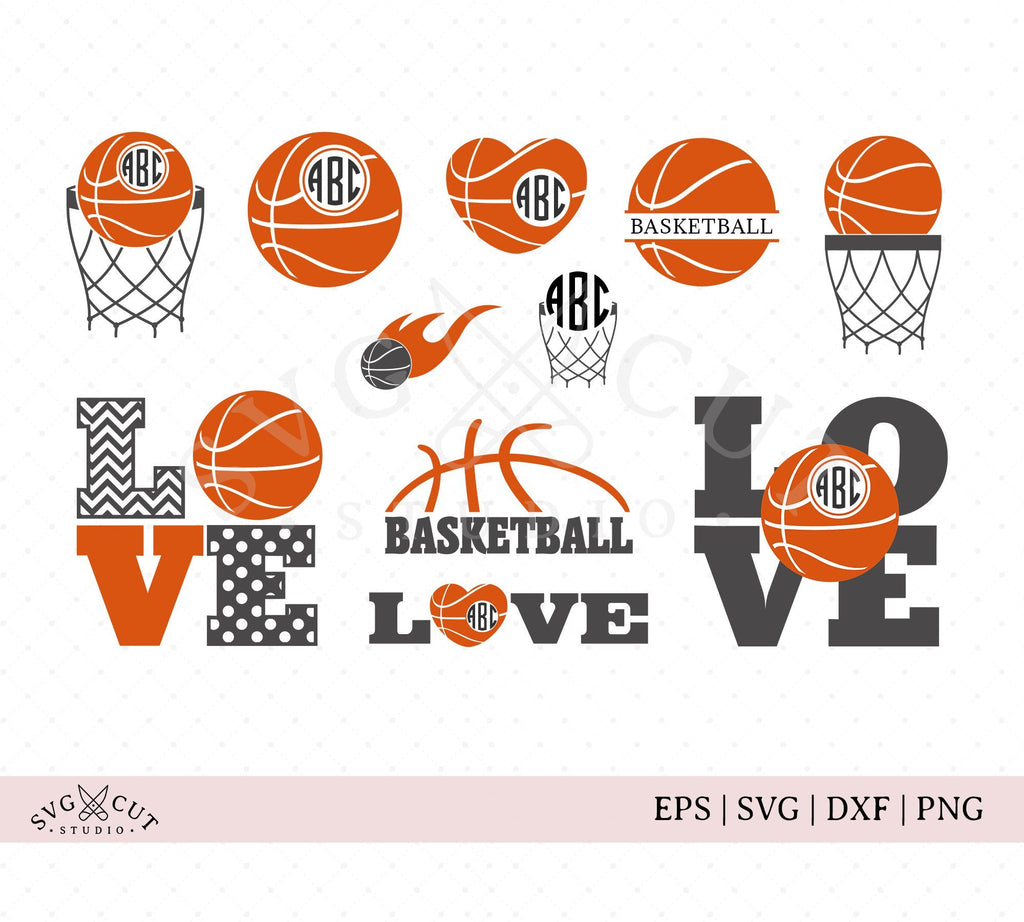 Basketball SVG Files - So Fontsy