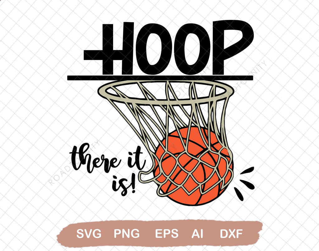 Basketball SVG, Hoop There it Is svg, Basketball shirt, svg cut files ...