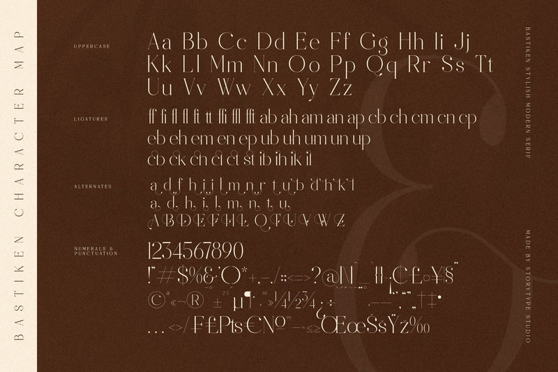 Bastiken Typeface - So Fontsy