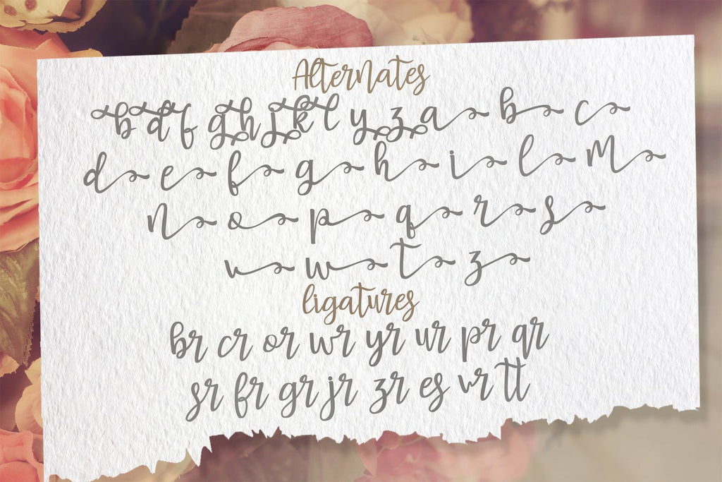 Basuhed - Handwritten Font - So Fontsy