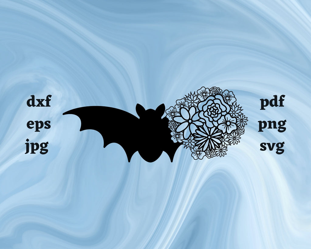 Bat Mandala SVG Cut File - So Fontsy