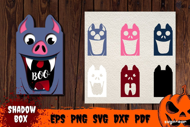 Bat Pop Up Card Template - So Fontsy