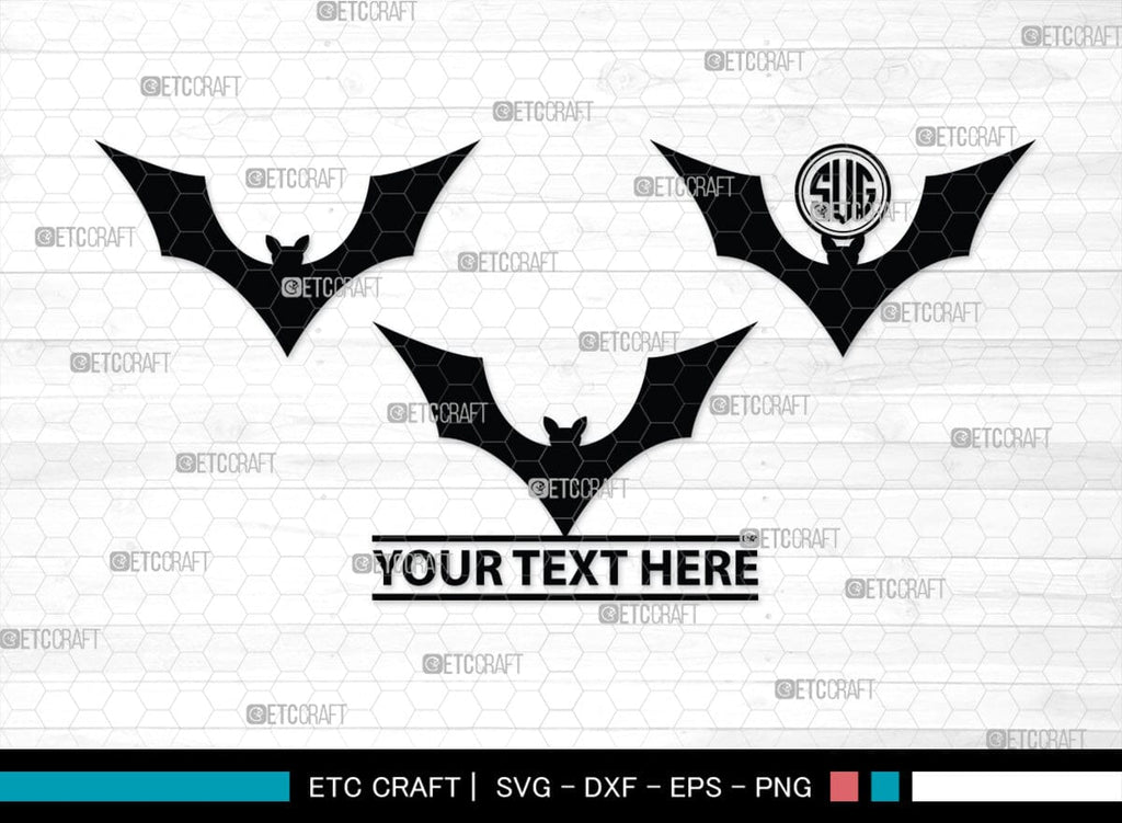 Bat Silhouette, Bat SVG, Flying Bats Svg, Halloween Bat Svg, Spooky Bat ...