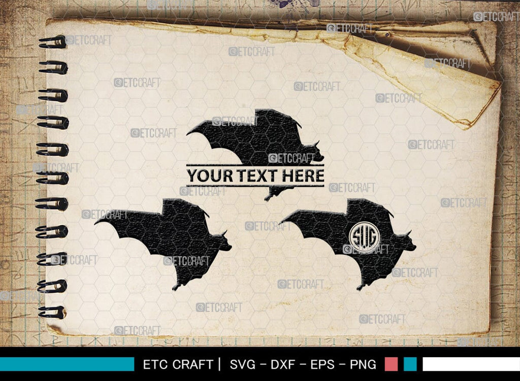 Bat Silhouette, Bat SVG, Flying Bats Svg, Halloween Bat Svg, Spooky Bat ...