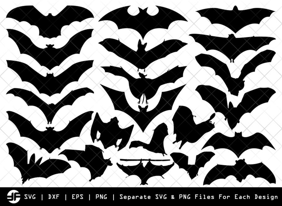 Bat SVG | Bat Silhouette | Bird Bundle | SVG Cut File - So Fontsy