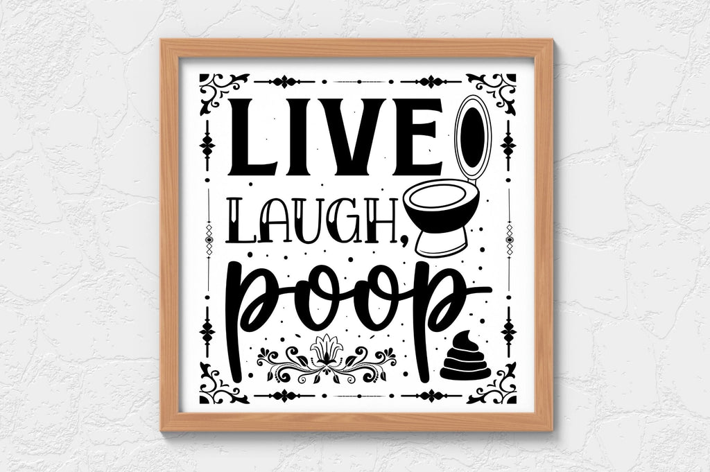 Bathroom Signs SVG Bundle - So Fontsy