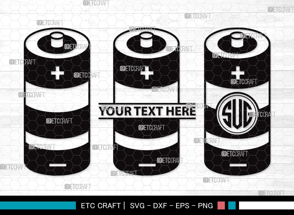 Battery Monogram SVG | Electric Battery Svg | Energy Battery Svg ...