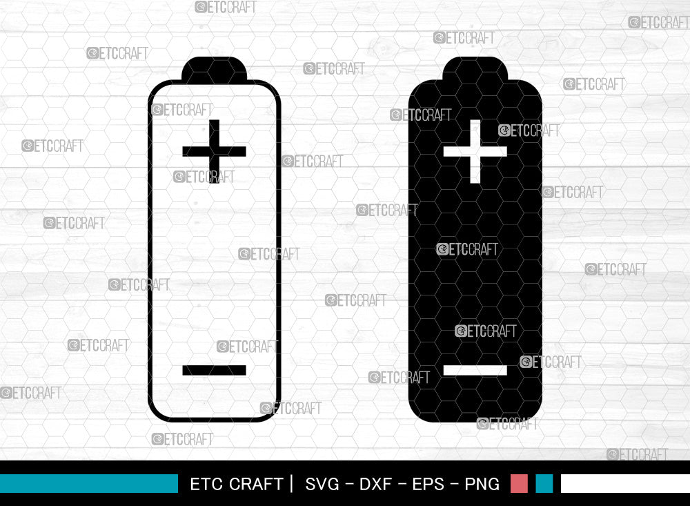 Battery Sign SVG, Low Battery Svg, Batteries Svg, Full Battery Svg, Ba ...