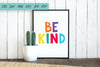Be Kind SVG, Baby print, Kids Wall Art Prints. Kindness SVG - So Fontsy