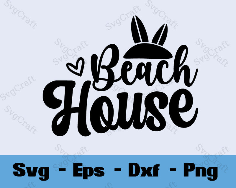 beach house SVG Cut file - So Fontsy