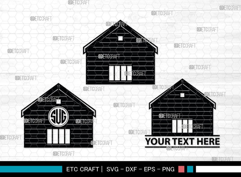 Beach Hut Monogram, Beach Huts Silhouette, Beach Huts SVG, Bamboo House ...