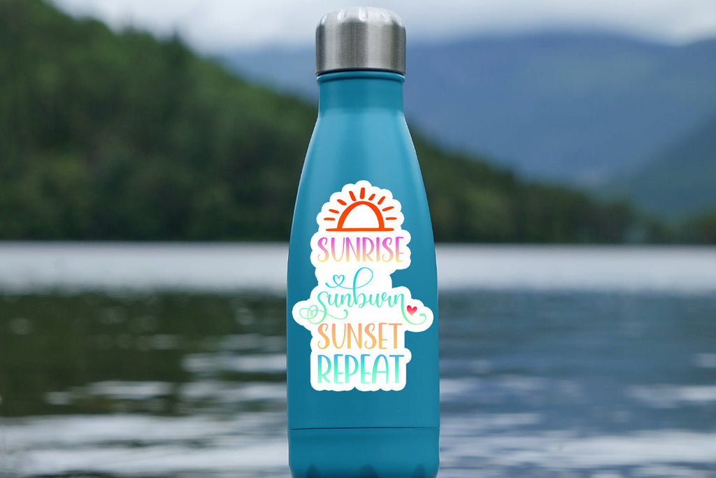 Beach Stickers Bundle I Printable Beach Theme Stickers - So Fontsy