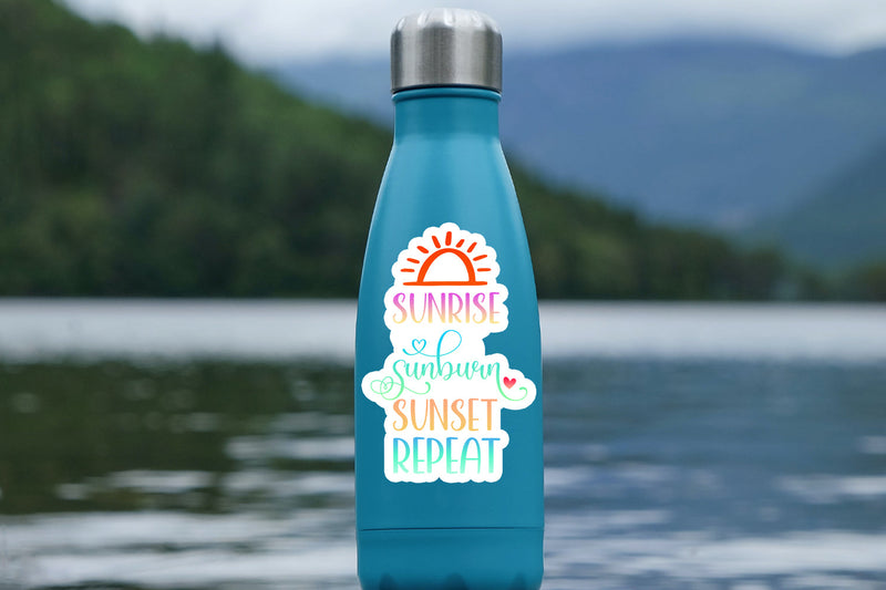 Beach Stickers Bundle I Printable Beach Theme Stickers - So Fontsy