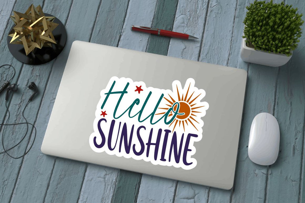 Beach Stickers Bundle, SUMMER Printable Stickers - So Fontsy