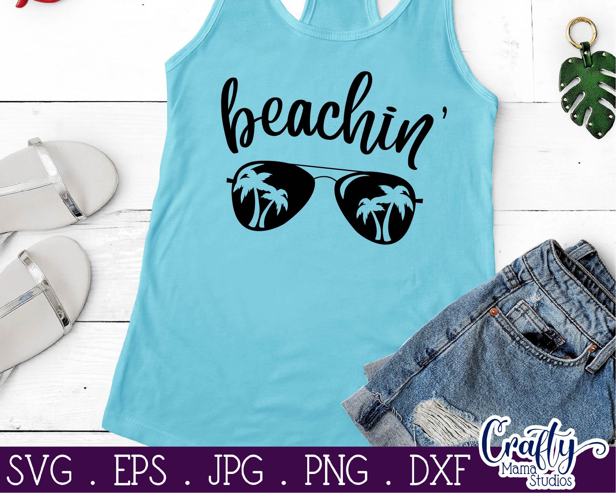 Beach Svg - Summer - Vacation - Beachin' - Funny Quote - So Fontsy