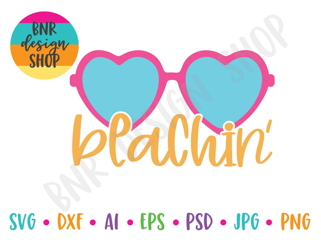 Beachin' SVG - So Fontsy