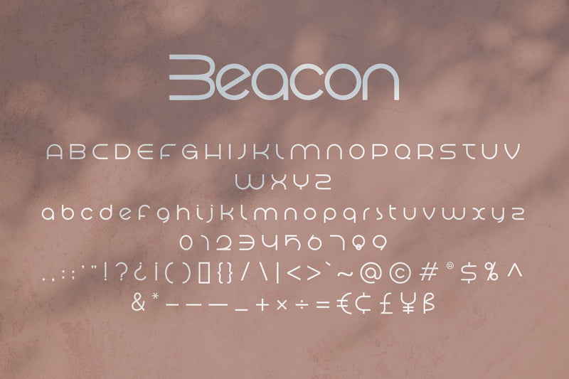 Beacon - Modern Display - So Fontsy