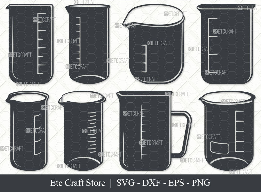 Beaker SVG, Beaker Silhouette, Chemistry Svg, Science Svg, Chemistry Tools Svg, Lab Equipment ...