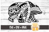 Bear - Zen Doodle Art - Animal SVG PNG DXF Files - So Fontsy