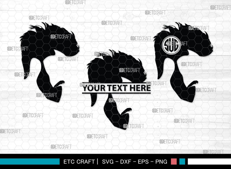 Beard Monogram, Beard Silhouette, Beard SVG, Long Beard Svg, Moustache ...