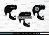 Beard Monogram, Beard Silhouette, Beard SVG, Long Beard Svg, Moustache ...