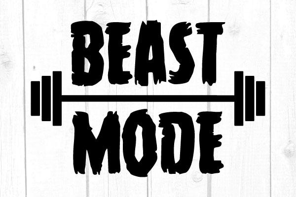 Beast Mode Svg - So Fontsy