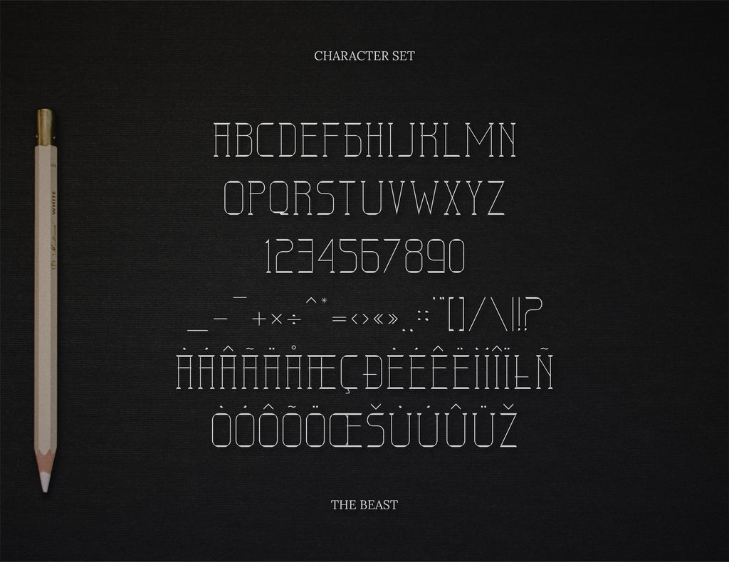 Beast Modern Display Font - So Fontsy