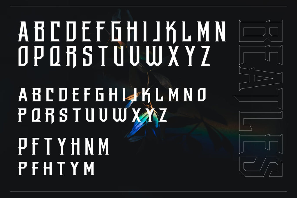 BEATLES Typeface - So Fontsy