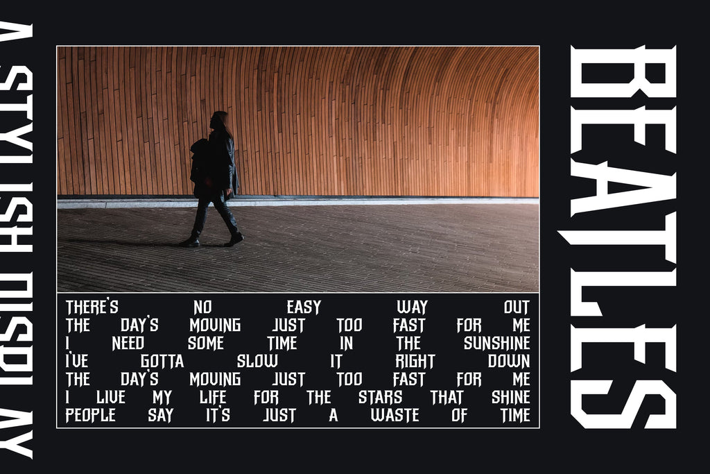 BEATLES Typeface - So Fontsy