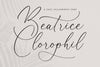 Beatrice Clorophil - Chic Calligraphy Font - So Fontsy
