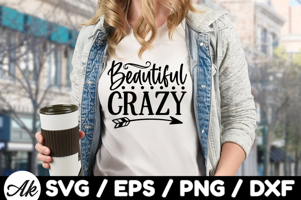 Beautiful crazy svg - So Fontsy