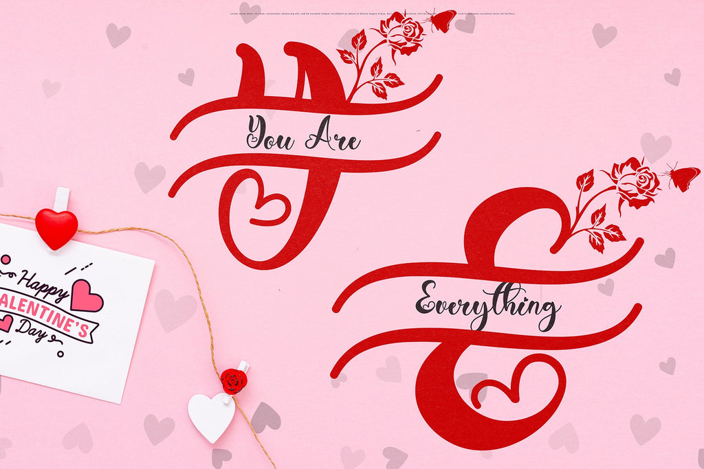 Beautiful Monogram - So Fontsy