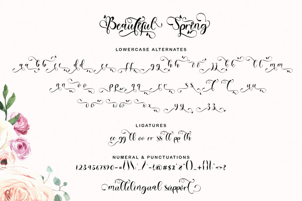 Beautiful Spring - So Fontsy