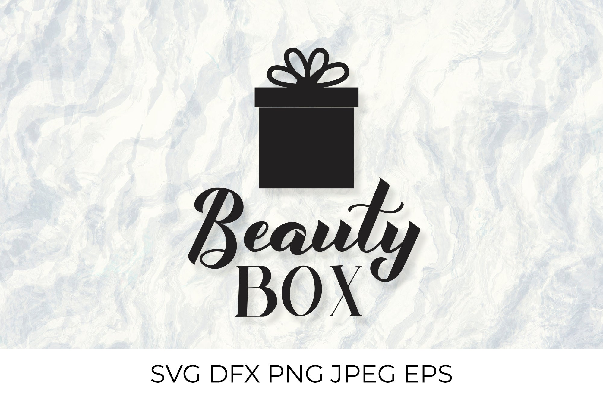 Beauty Box calligraphy hand lettering - So Fontsy
