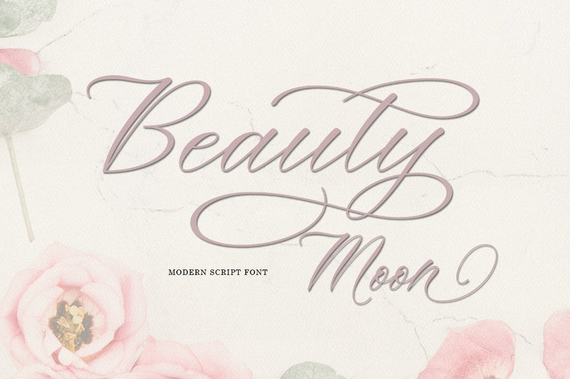 Beauty Moon Script - So Fontsy