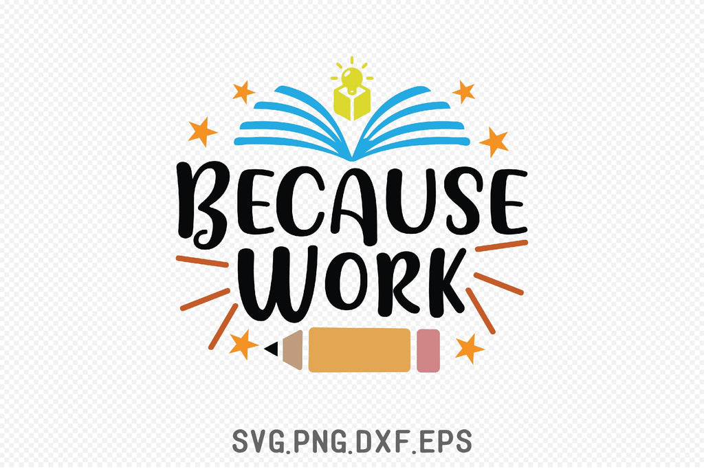 Because Work SVG - So Fontsy