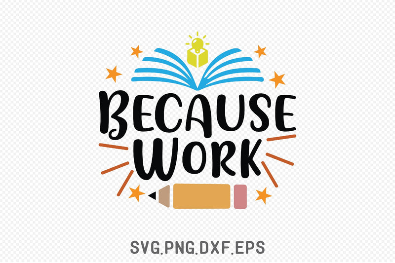 Because Work SVG - So Fontsy