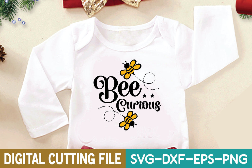 bee curious svg - So Fontsy