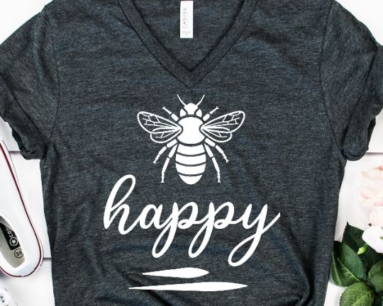 Bee Happy Svg, Teacher SVG Files For Cricut, Be Kind Svg, Inspirational ...
