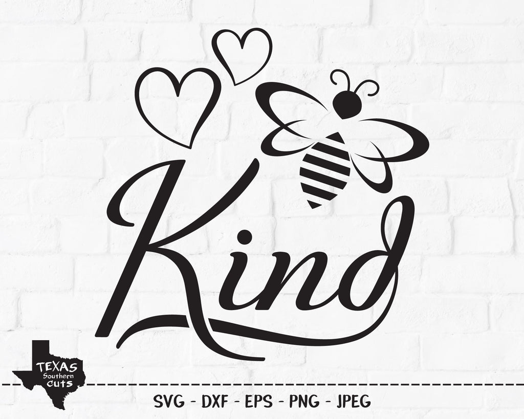 Bee Kind | Inspirational SVG - So Fontsy