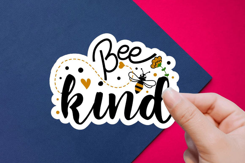 Bee Printable Stickers Bundle - So Fontsy