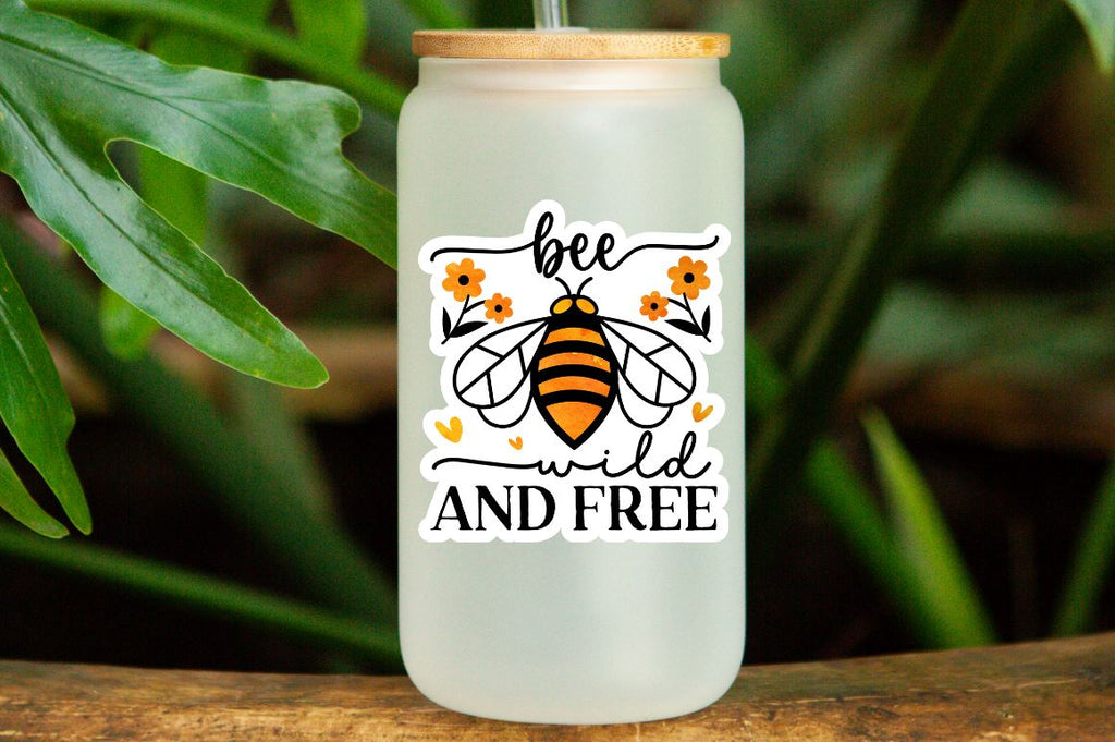 Bee Printable Stickers Bundle - So Fontsy