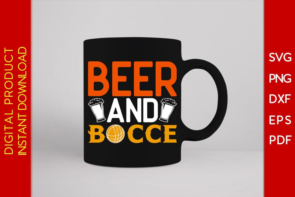 Beer And Bocce SVG PNG PDF Cut File - So Fontsy