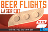 Beer Flights Laser Cut SVG | Beer Holder SVG Design | CNC Files - So Fontsy