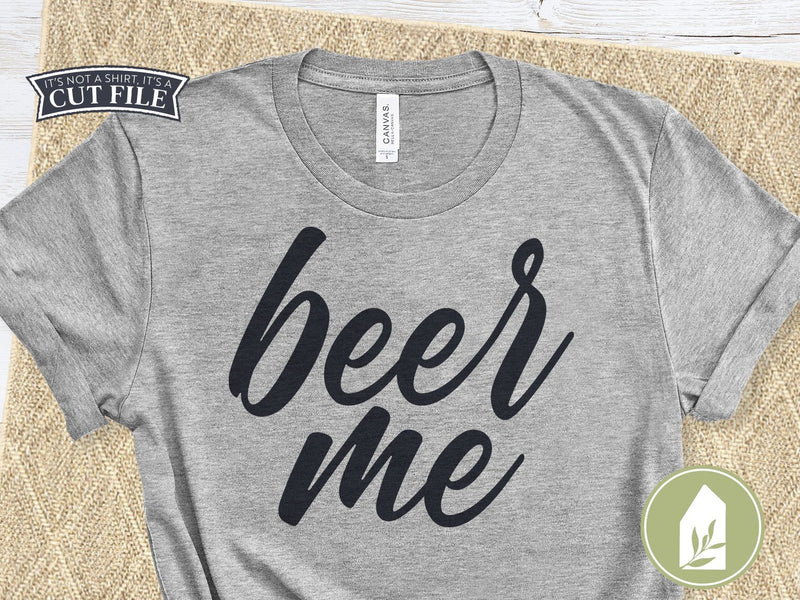 Beer Me SVG | Father's Day SVG | Rustic Sign Design - So Fontsy