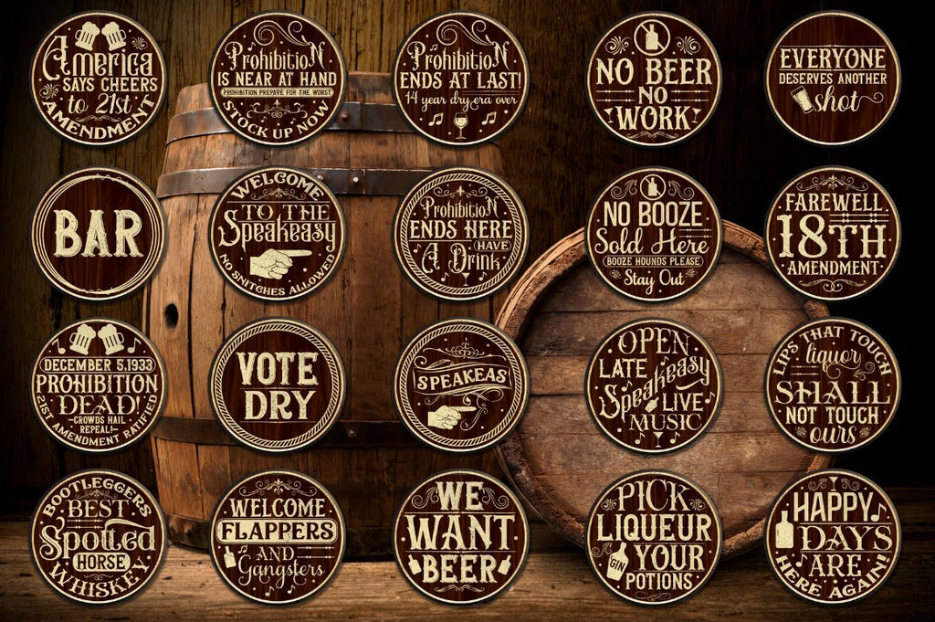 Beer Round Sign Svg Bundle - So Fontsy